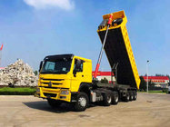 29.32 CBM bulk heavy duty tipper trailer for Ghana Market